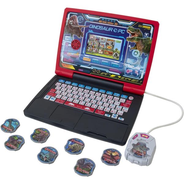 商品名：セガトイズ(SEGA TOYS) メダルでバトル!! 恐竜図鑑パソコン Ω(オメガ)恐竜大好きなお子様が、恐竜をたっぷり楽しみながら学べる恐竜図鑑パソコンです。マウスに恐竜メダルをセット！恐竜を召喚できる、恐竜メダル8枚付き。男児の...