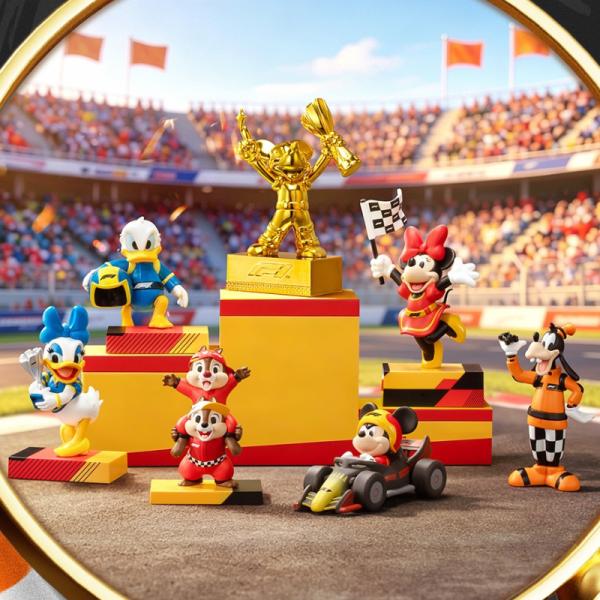 52TOYS BLINDBOX ディズニー ミッキー&amp;フレンズ: F1(R) レーシング・デイズ（6958985073707）※海外仕入商品の為、多少の箱潰れが発生する可能性がございます。箱潰の交換は出来かねます。ご了承ください。※...