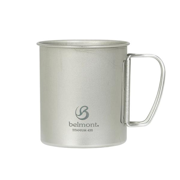 材質／本体：チタニウム、ハンドル：ステンレスサイズ／外径約φ87[ハンドル含む](内径φ79)×93mm容量／450ml重量／約71gMADE IN JAPAN過去に販売されたマグのリニューアル版。ハンドルがハの字になり、指に掛かる荷重が分...