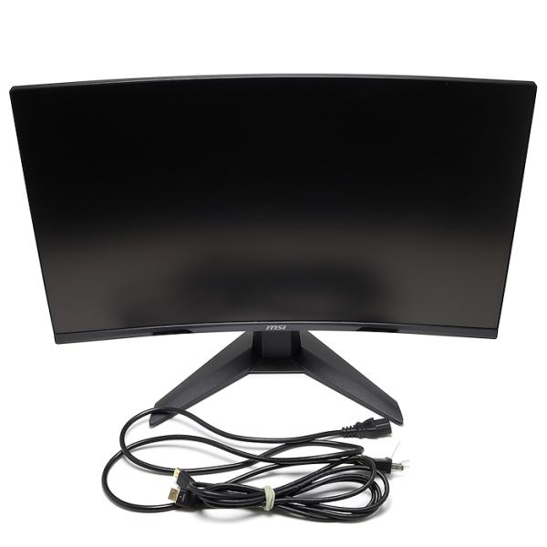 MSI 湾曲型 ゲーミングモニター MAG27C6F 27インチ 1920 x 1080 (FHD) RAPID VAパネル付属品は画像(現物品)のみです。中古/作動は確認済ランク B使用に伴い小キズがございます。スペック画面サイズ / 形...