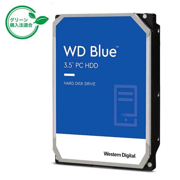 新品 未開封 Western Digital ウエスタンデジタル WD Blue 内蔵ハードディスク 6TB 3.5インチHDD WD60EZAX※画像2が商品となります。付属品は画像(現物品)のみです。メーカー：Western Digit...