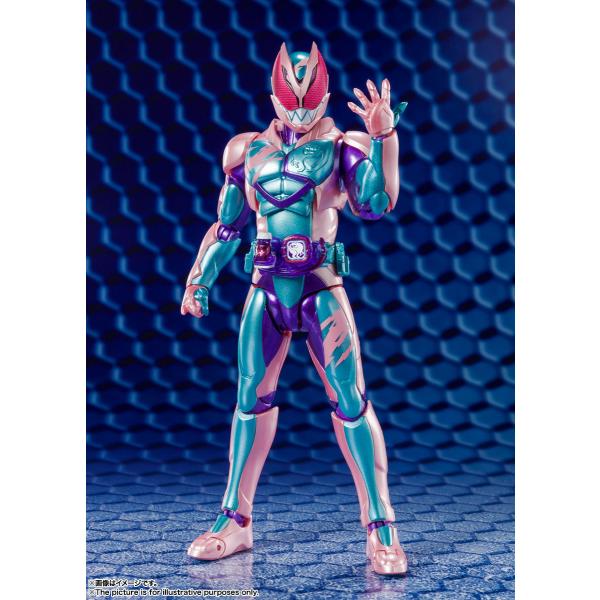 令和仮面ライダー第3弾『仮面ライダーリバイス』より「仮面ライダーリバイ レックスゲノム」が初回生産限定価格でS.H.Figuartsに登場！「仮面ライダーリバイ レックスゲノム」の鮮やかなメタリックピンクやメタリックブルーを彩色で表現、さら...