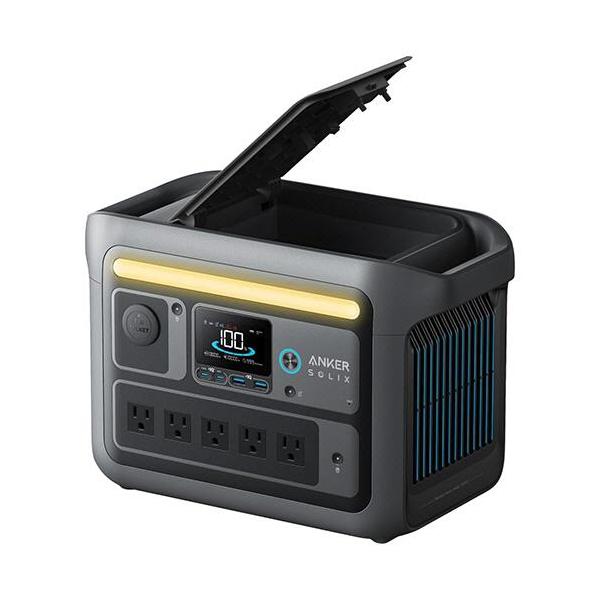 A17535Z1・768Whの中容量帯ながら、1200Wを安定して出力できるパワフルな一台です。・電気ケトルやドライヤーなど消費電力の高い電化製品もご利用いただけます。・急速充電技術HyperFlashにより、100%満充電までわずか58分...