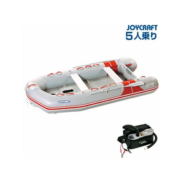 プレミアムスポーツモデルJESシリーズジョイクラフト JES-336(予備検査付) 5人乗りゴムボート■スペック航行区域：3海里(約5.5km)定員：5人最大積載量：650kg全体重量：53kg全長：333cm全幅：170cm船内長：242...