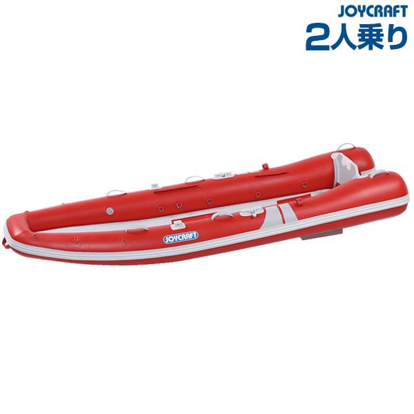 スモールトランサムモデルカヤックシリーズジョイクラフト カヤック340SP 2人乗りゴムボート■ボートスペック航行区域：-定員：2人最大積載量：300kg全体重量：24kg全長：333cm全幅：110cm船内長：295cm船内幅：50cmチ...