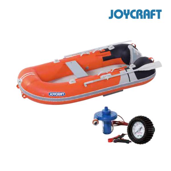 ジョイクラフトボートGSセット2025【セット内容】・ボート本体 マジックマグ250・高速電動ポンプ MB-50・プレシャーゲージ G-3・アルミオール・高圧フットポンプ・腰掛板1枚・補修キット・キャリーバッグ【ボートスペック】・全長：25...