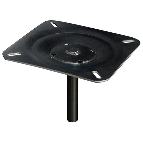 キャスティングシート・バックレスとチェアーなどをバスボートへ取り付ける際に、シャフトにシートをセットする際に使用するスイベルベースです。■板面サイズ：175×175mm■ネジ穴サイズ：8mm■差し込みシャフト径：19mm