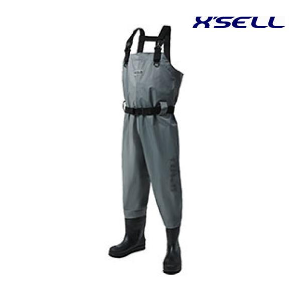 OH-003P チェストハイウェダー70D(フェルトピンソール)胸まで覆う万能型タイプ■スペックサイズ：SS/S/M/L/LL/3L/4Lカラー：グレーソール：カッティングフェルトピン素材：ナイロン70デニール●動きやすくて定番のチェストハ...