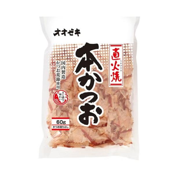 商品内容】マルトモ　オオゼキ直火焼本かつお　60ｇ×12袋　■賞味期限：製造から12ヶ月■包装形態：簡易包装■原材料：かつおのふし(国内製造)■アレルギー表示：なし■栄養成分表示：(60g当たり)エネルギー　211kcalたんぱく質　45....