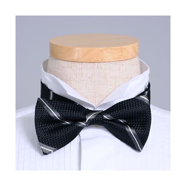 結婚式やパーティーなどのフォーマルスタイルに！トラッド/プレッピースタイルにも！■素材：　シルク１00％■柄：　ストライプ■サイズ：　約12x6.5cm■首周り：　最大47cmまで調整可能なフック式■原産国：　日本※スポット商品につき再入荷...