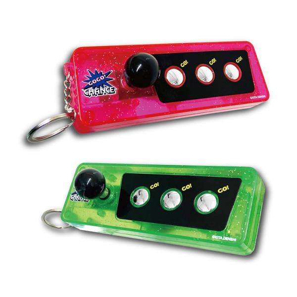 ペカる！鳴る！ジャグラーサウンドフラッシュボタンが動かせるレバー付きで登場！スタート音！プッシュ音！そして確定音！(ガコッ！)確定音が出たらGOGO!ランプが光ります♪※確定音はランダム仕様です※玩具商品でございますのでランプ点灯音は実機と...