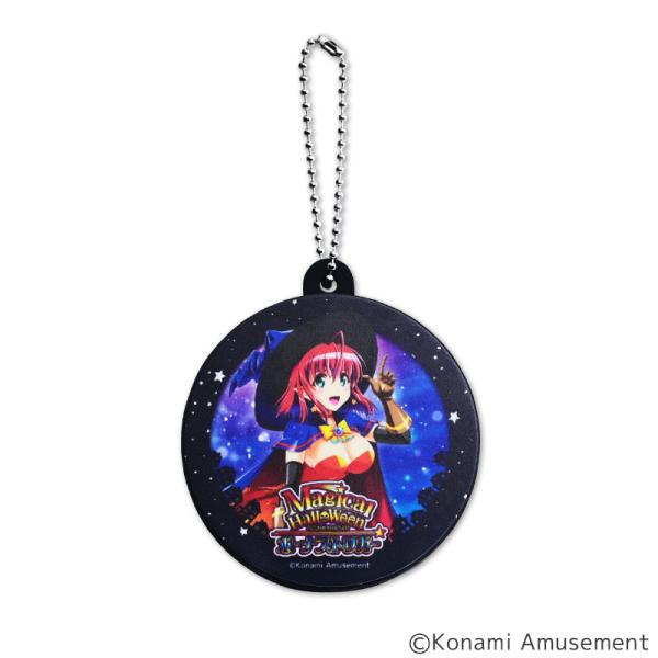 マジハロ好きにはたまらない！『マジカルハロウィン』シリーズの印象的なサウンドキーホルダーが登場!!ゲーム中でおなじみのサウンド音を収録しました。■数量：1個■サイズ：約Φ6cm■素材：PVC(非フタル酸)、ABS、真鍮クロムメッキ　OPP袋...