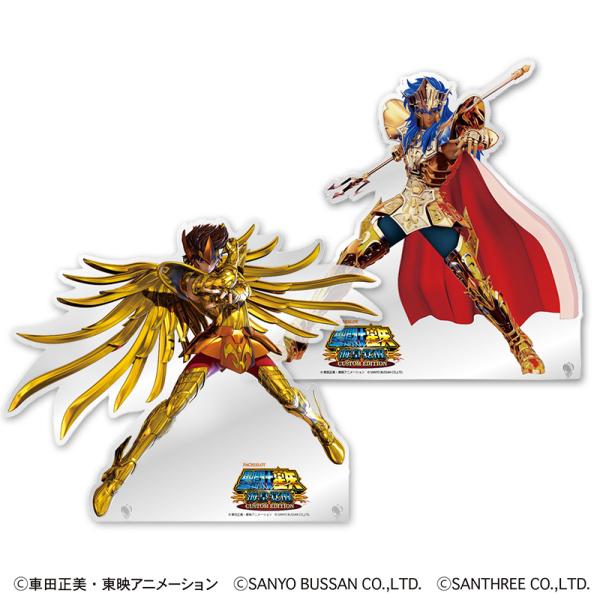 聖闘士星矢ファン必見！話題のスマスロ！Ｌ聖闘士星矢海皇覚醒からL聖闘士星矢アクリルパネルが登場!!黄金に輝く聖衣を纏った星矢。存在感のあるBIGサイズ。是非あなたのコレクションの１つに。■数量：1個■本体サイズ：　　　【星矢】約H25.9×...