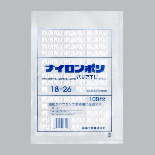 ●商品コード：010201-3761●JAN：4977017026421●入数：2,000枚●単価：10.89円/1枚(税込)●サイズ… 厚み：70μ 巾：180mm 長さ：260mm●商品説明：バリア性があるTLタイプのナイロンポリです。...