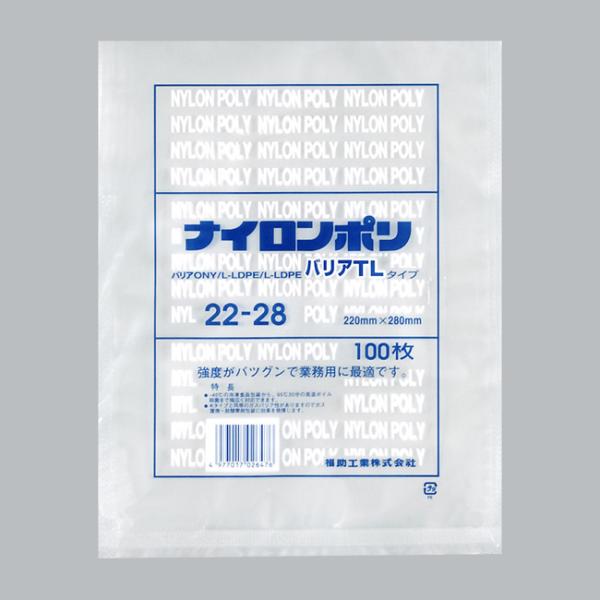 ●商品コード：010201-3811●JAN：4977017026476●入数：1,400枚●単価：14.17円/1枚(税込)●サイズ… 厚み：70μ 巾：220mm 長さ：280mm●商品説明：バリア性があるTLタイプのナイロンポリです。...