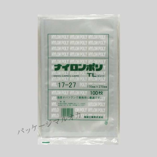 ●商品コード：010203-1502●JAN：4977017025226●入数：100枚●単価：12.12円/1枚(税込)●サイズ… 厚さ：70μ 巾：170mm 長さ：270mm 両サイドシール巾：10mm 底シール巾10mm (三方シー...