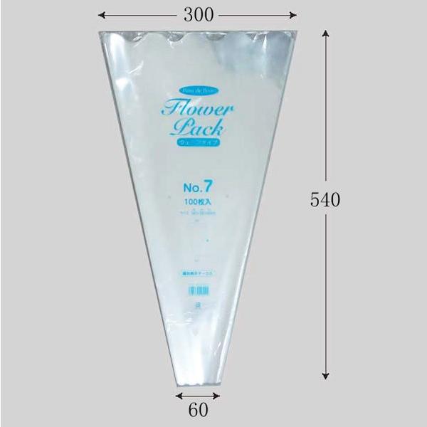 ●商品コード：010306-1042●JAN：4547432425514●入数：2,000枚●単価：8.94円/1枚(税込)●サイズ… 厚み：0.028mm 高さ：540mm 上巾：300mm 下巾：60mm●商品説明：花束用のフラワーラッ...