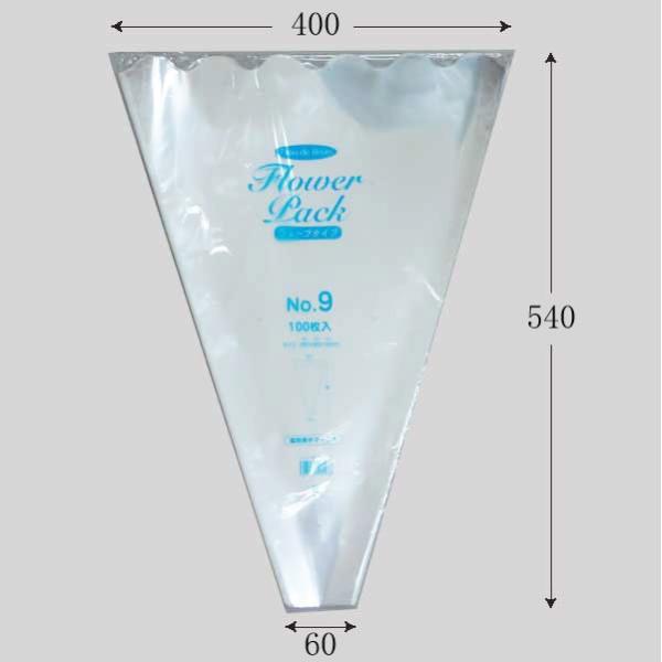 ●商品コード：010306-1212●JAN：4547432425538●入数：2,000枚●単価：10.42円/1枚(税込)●サイズ… 厚み：0.028mm 高さ：540mm 上巾：400mm 下巾：60mm●商品説明：花束用のフラワーラ...