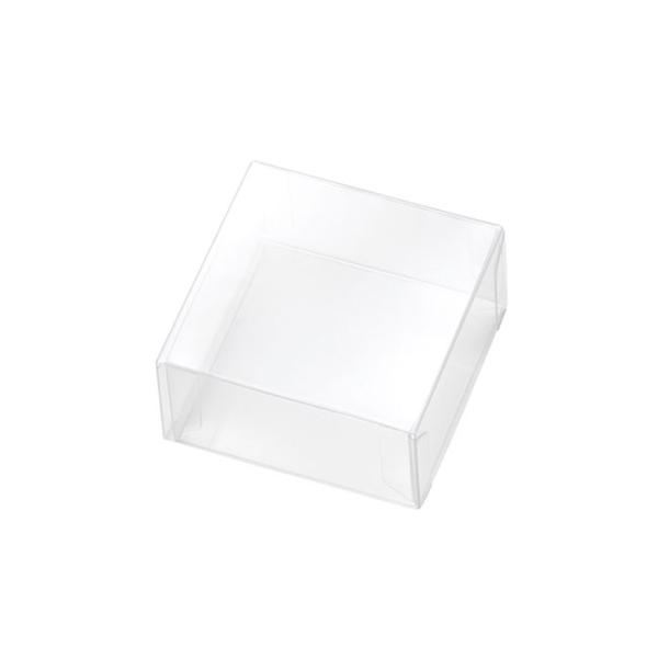 ●商品コード：030905-0342●JAN：4901755723212●入数：100個●単価：83.92円/1個(税込)●サイズ… 厚み：0.3mm 縦：50mm 横：50mm 高さ：25mm 材質：PET●商品説明：ＰＥＴ素材のクリアケ...