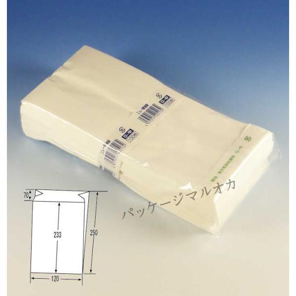●商品コード：061120-0432●JAN：4977017405134●入数：3,000枚●単価：6.64円/1枚(税込)●サイズ… 巾：120mm マチ：70mm 長さ：250mm●商品説明：耐油紙を使用しているため、油もの等に対応でき...