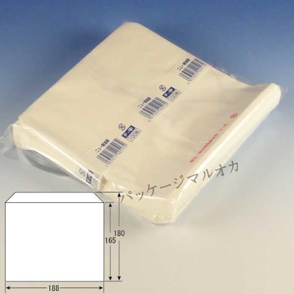 ●商品コード：061120-0474●JAN：4977017405172●入数：500枚●単価：5.22円/1枚(税込)●サイズ… 巾：188mm 長さ：180mm●商品説明：耐油紙を使用しているため、油もの等に対応できます。用途：菓子パン...