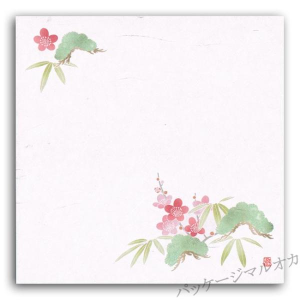 ●商品コード：061123-2101●JAN：4580160670290●入数：100枚●単価：5.8円/1枚(税込)●サイズ… 縦：120mm 横：120mm 紙質：無蛍光和紙●商品説明：耐油性・軽はっすい性がある雲流和紙に季節絵柄を施し...