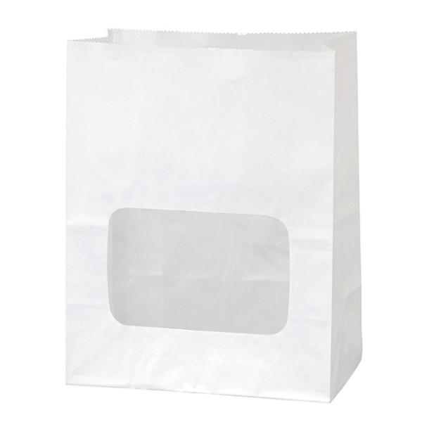 ●商品コード：061123-3411●JAN：4901755648140●入数：100枚●単価：15.22円/1枚(税込)●サイズ… 巾：130mm マチ：80mm 高さ：165mm 紙質：耐油耐水紙50g＋OPボードン●商品説明：口を閉じ...