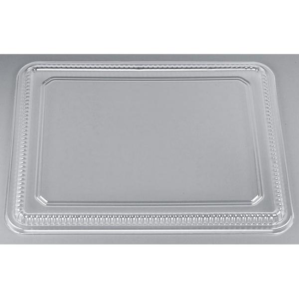 ●商品コード：062125-0721●JAN：4935168387600●入数：400枚●単価：29.55円/1枚(税込)●サイズ… 長辺：267mm 短辺：218mm 高さ：7mm 材質：OPS●商品説明：弁当容器 Z-258の専用蓋です...