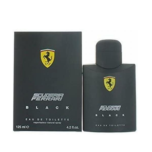 香水 フェラーリ ブラック 125ml EDT SP 男性用香水 メンズ フレグランス　　　●華麗なる男のステイタス「フェラーリ」から、フレグランス第三弾が登場。香調はスパイシー・ウッディ。トップはライム、プラム、ベルガモット、アップルなど...