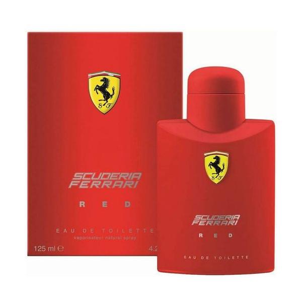 香水 フェラーリ レッド 125ml EDT SP 男性用香水 メンズ フレグランス　　　●シンプルなボトルに、フェラーリのイエローのエンブレム。オリエンタルウッディの香り。真紅のパッケージに浮かぶエンブレムは、まさにフェラーリ。　・トップ...