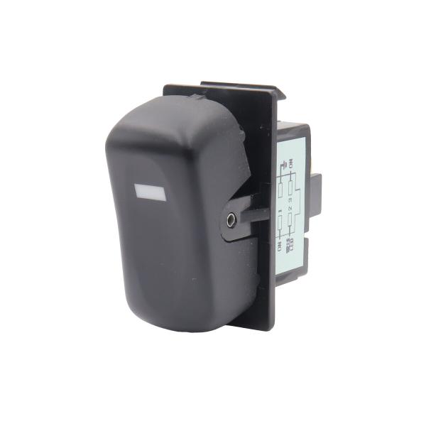 ●運転席ダッシュボードのスイッチ取付口にはめ込むことができます。●各種電装品のスイッチに最適です。●仕様：ON-ON(階段式)●サイズ：パネル寸法/巾22.8×長さ41.8mm●定格：DC24V-10A●適合車種：ふそう(4t・大型)●自重...