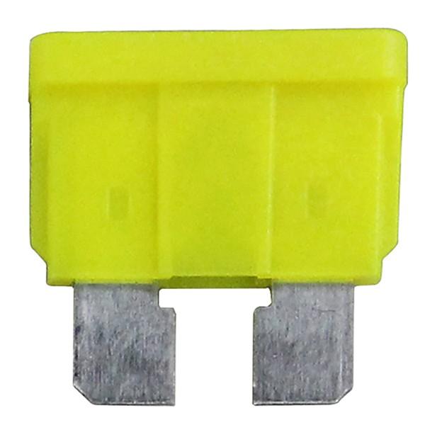 ●切れた箇所が一目瞭然！　切れると内蔵されたLEDが点灯します。●点検時間の削減で作業効率大幅改善！●暗い車内でテスターを使用する必要がありません。●DC12/24V兼用タイプ。●定格電流/電圧：20A/32V●色：黄●自重：0.01kg