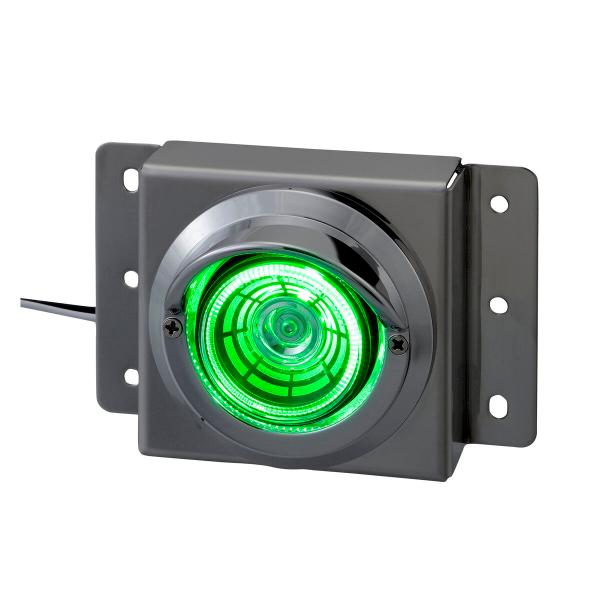 ●スタイリッシュな光の舞、車高灯が夜道を彩る。●色：グリーン●サイズ：巾58.3×長さ130×高さ86mm●コード長さ：575mm●材質：ステンレス・プラスチック●レンズ色：クリア●消費電力：0.48W●LED数：4ヶ●光束(ルーメン)：1...