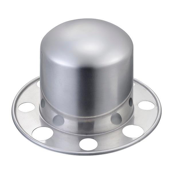 ●最高のミガキ仕上げ！●サイズ：φ357×高さ226mm●規格：リア●厚み：1mm●材質：ステンレス●付属品：皿ワッシャ4枚(当社品番 1266050000)●自重：1.0kg※新ISO方式には取り付けできません。