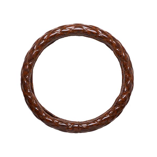 ●ダブルステッチ入りのオシャレハンドルカバーで　内装をドレスアップ！●手に馴染む太さと触り心地。●フィット感があり握りやすい。●適用車種：日野・プロフィア(大型) H04.07〜・クルージングレンジャー(4t) H01.08〜三菱ふそう・ス...