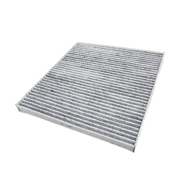 ●三層構造で車内快適●除塵：静電不織布フィルターでエアコンの風量を低下することなく、静電不織布効果により花粉ユービッシュ、ホコリ、排ガス粉塵等3μ程度の粒子を約99％取り除きます。●脱臭：脱臭力に優れた植物ヤシ殻活性炭を中間濾紙に織り込むこ...