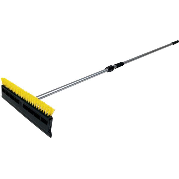 ●伸縮式で移動や搭載、収納、保管がしやすい仕様です。●ヘッドが巾広で、素早く効果的に除雪作業ができます。●ハンドルはアウトロック機構により、ガッチリと固定する事ができます。●サイズ：巾395×高さ147×長さ約940〜1,600mm(伸縮式...