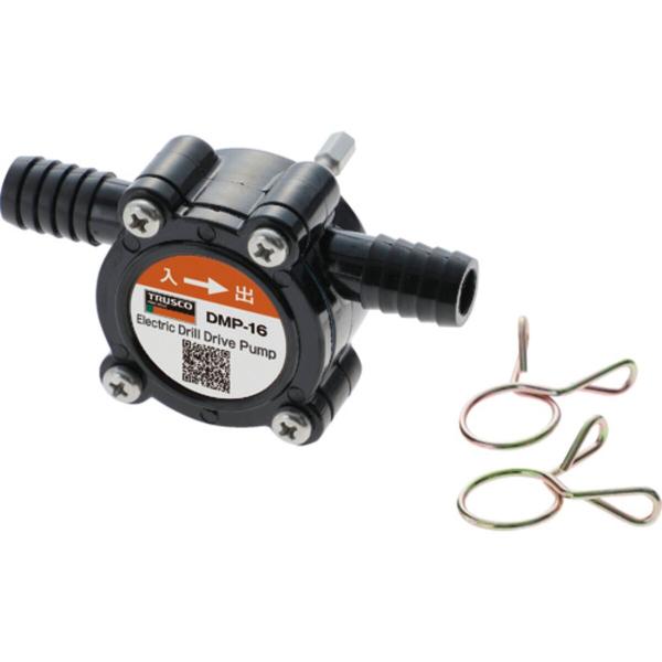 ●電気ドリルに取り付けて使用する耐食耐油性ポンプ●ドリルドライバ・ドリルチャックにワンタッチ取付。滑らず空回りしない●水、汚水などの移送や給排水●サイズ：巾100×奥行80.5×高さ55mm●材質：本体/プラスチック、ローター/耐油性ニトリ...