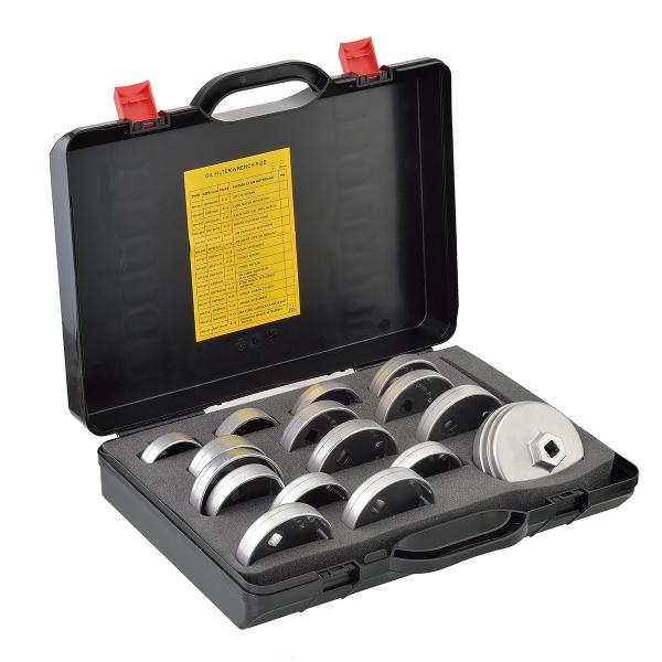 ●64〜101mmまで、17種のヘッドをセットしています。●型式/対辺サイズ/角数(P)/形状　WH-901 64mm 14 A　WH-902 66.5mm 14 A　WH-903 74mm 14 A　WH-903-4 73mm 14 A　...