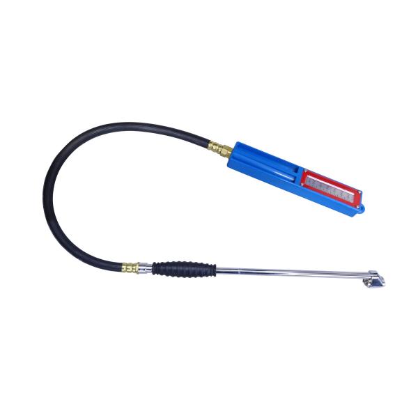 ●ISO規格ホイール対応●仕様：測定範囲/100〜1200kPa●最小目盛：50kPa●サイズ：全長約1060mm (チャック長さ：340mm)●自重：0.38kg※ホイール形状や、バルブ位置により使用出来ない場合があります。