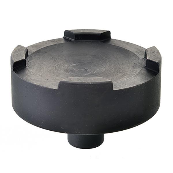 ●当社品番 4450120000 ジャッキエア油圧式20ton用の皿型アダプターです。●材質：スチール●自重：1.1kg