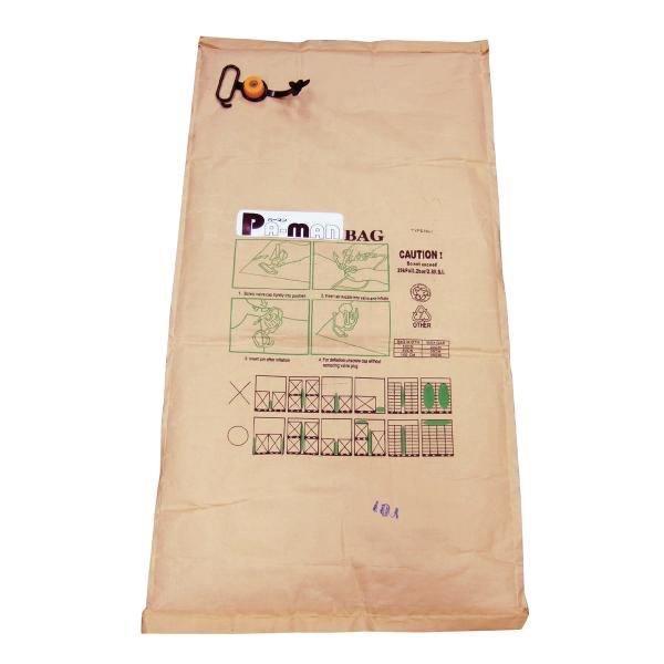 ●エア充填量で厚みを変えられます。●使用後エアを抜けば、省スペースで保管できます。●繰り返し使用可。●サイズ：1,000×1,800mm●材質：クラフト紙、ポリプロピレン、ポリエチレン●エア充填可能厚み：400mm●使用空気圧：20kPa●...