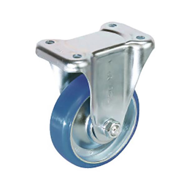 ●サイズ：φ130mm●耐荷重(kg)：260●ピッチ(mm)：100×56●仕様：固定輪●材質：車輪/ウレタン、フレーム/スチール●ベースサイズ：138×90mm●穴径：φ11mm●全高：177mm●自重：1.87kg※耐油性ではありません。