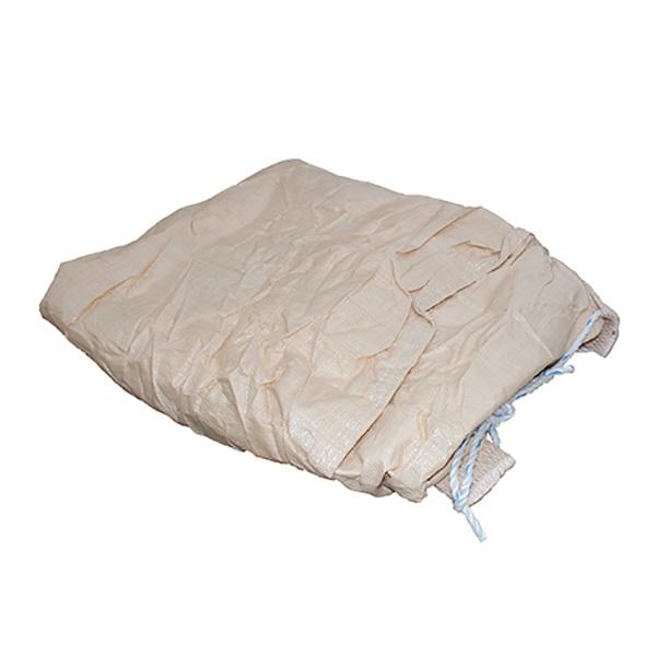 ●輸送・保管・出荷用袋に最適なバッグです。●粉体や粒体の内容物の排出に適した排出口付！●化学原料・穀物・飼料などに最適です。●ワンウェイ(1回使用のみ)。●サイズ(約)：高さ1,100×φ1,100mm●投入口サイズ(約)：高さ750×φ1...