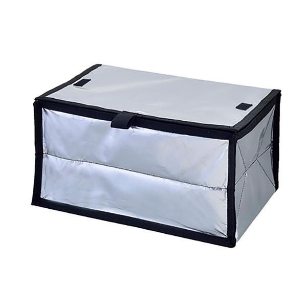 ●オリコンにピッタリサイズの保冷バッグです。●日射や輻射熱への反射効率の高い日本製のアルミ蒸着フィルムを使用。●面ファスナー採用で開閉作業は手軽に行え、高い密閉性を実現！●未使用時にはコンパクトな1/4サイズに折り畳むことができ、収納場所に...