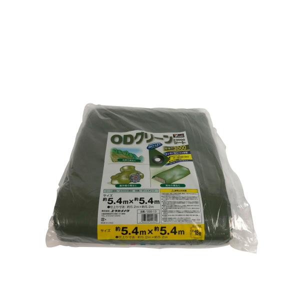 ●景観保護に適したODグリーンです。●サイズ：巾約5.2m●長さ：約5.2m●仕様：ハトメ個数/24個●材質：シート/ポリエチレン ハトメ/ポリエチレン●厚み：約0.22mm●耐用期間：約6カ月〜1年(目安)●ハトメ：内径/12mm 間隔/...