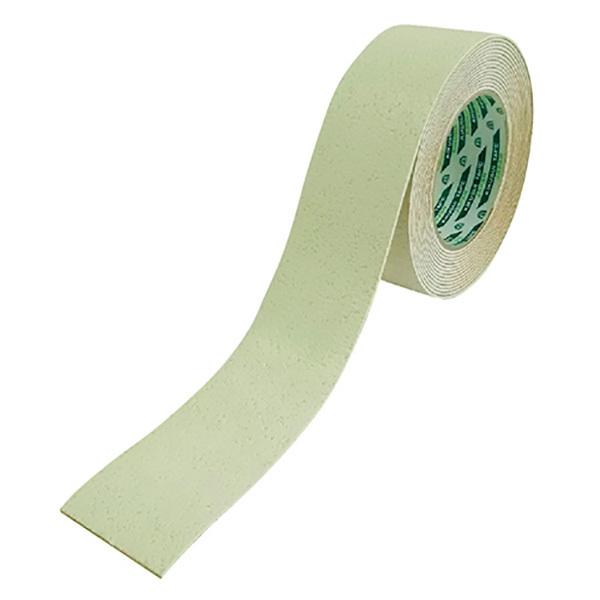 ●駐車場の区画線や工場内の区分線などに使用します。●ガラスビーズによる反射性能があります。●色：白●サイズ：巾50mm × 長さ5m × 厚み1.6mm●材質：基材/合成ゴム系シート、ガラスビーズ    粘着剤/合成ゴム系●自重：0.9kg...