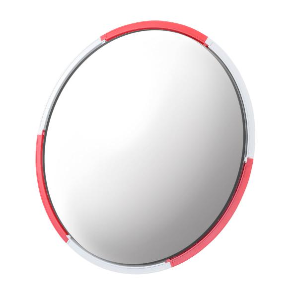 ●ミラーがポリカーボネートで割れにくい。●サイズ：φ650mm●ステーサイズ：取付側/185×50×φ9mm　　　　　　　　本体側/80×71.5×φ8.4〜10mm●材質：ミラー/ポリカ−ボネート　　　　ステー/スチール●付属品：ステー1...