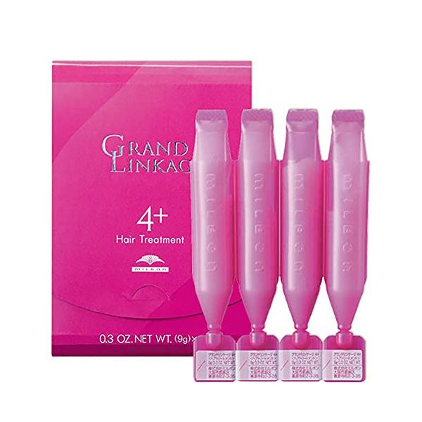 ミミルボン トリートメント グランドリンケージ サロントリートメント 4+ 9g×4【4th STEPのスペシャルケア】サロンケア効果を持続させる週１回の集中ケア用トリートメント。サロントリートメントの手触り、褪色抑制効果を持続。さらさらな...