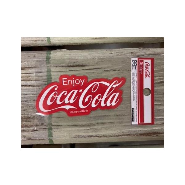 耐光・耐水仕様のステッカーです。XXSサイズ：約5cm〜（種類によりサイズが異なります）アメリカン雑貨の王道のコカ・コーラ　ブランドのステッカー。車の窓、旅行トランク等、色々な物をオリジナルカスタムしてください。ステッカーでカスタムするだけ...